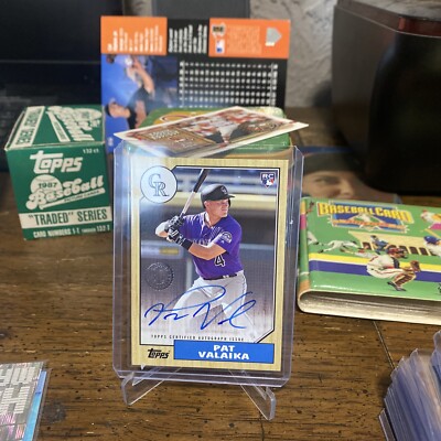 2017 Topps Update '87 Topps Autographs #87APV Pat Valaika | eBay