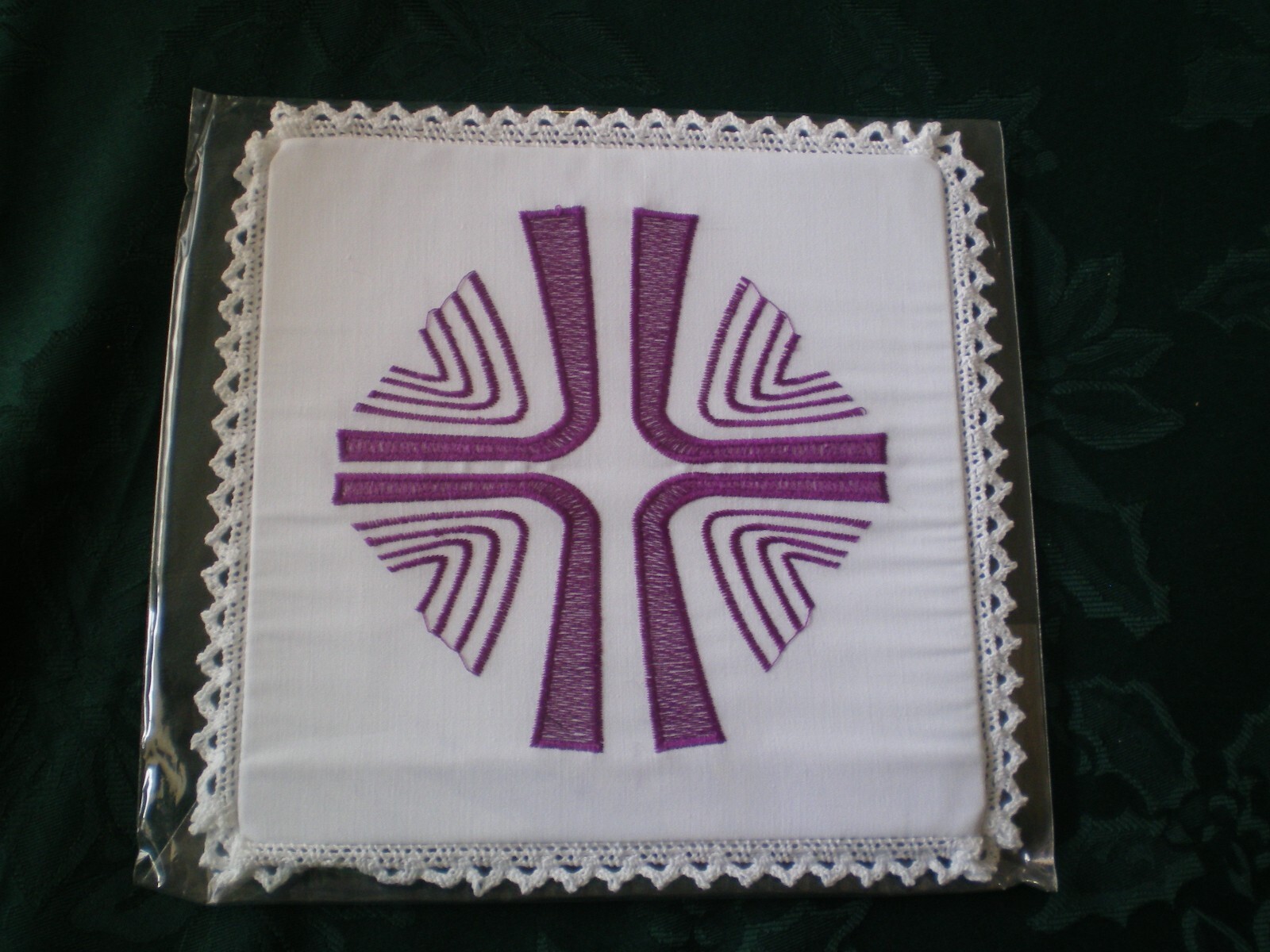 PURPLE CROSS COTTON PALL | eBay UK