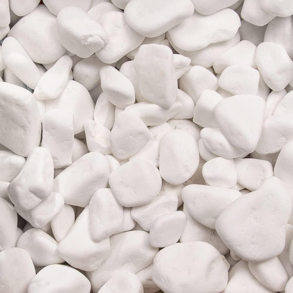 Decorative Garden Stones Marble EXTRA WHITE Pebbles Aggregates ...