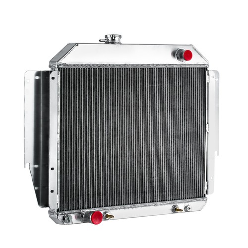 4 Row Aluminum Radiator Fits 79-91 Ford E100 E150 E250 E350 Econoline 5 ...