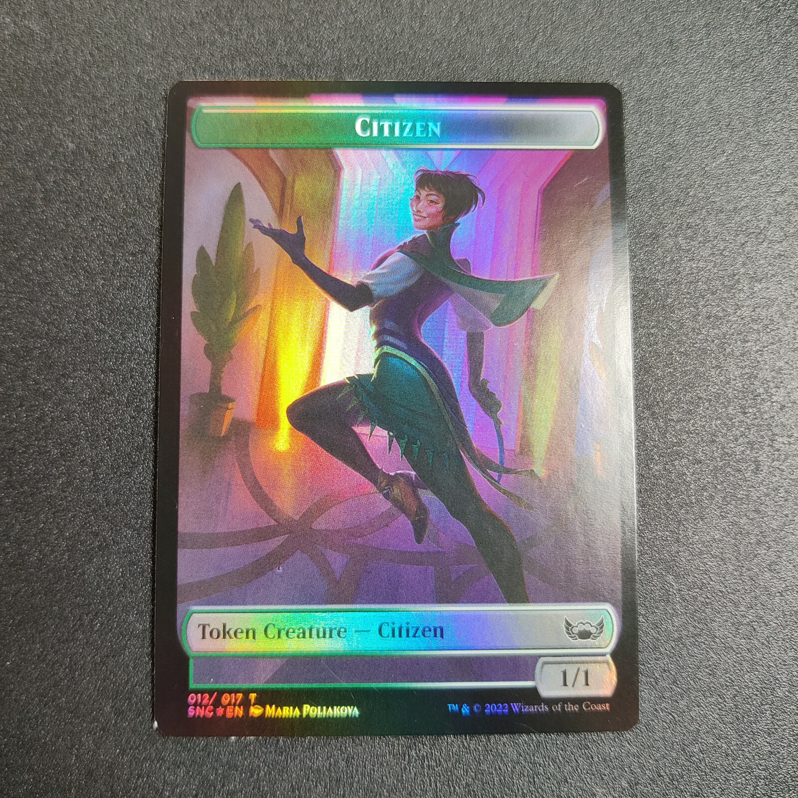 Devil / Citizen Token Foil - MTG Streets of New Capenna - SNC 008/017 ...