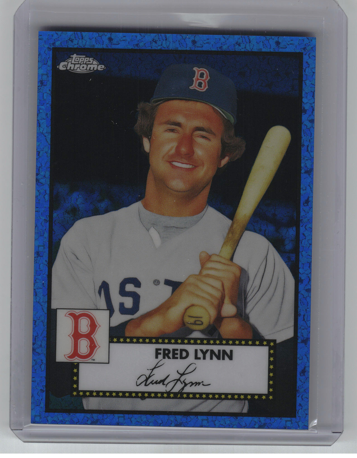 2021 Chrome Platinum Anniversary #548 Fred Lynn Blue Diamond Refractor #/199 | eBay