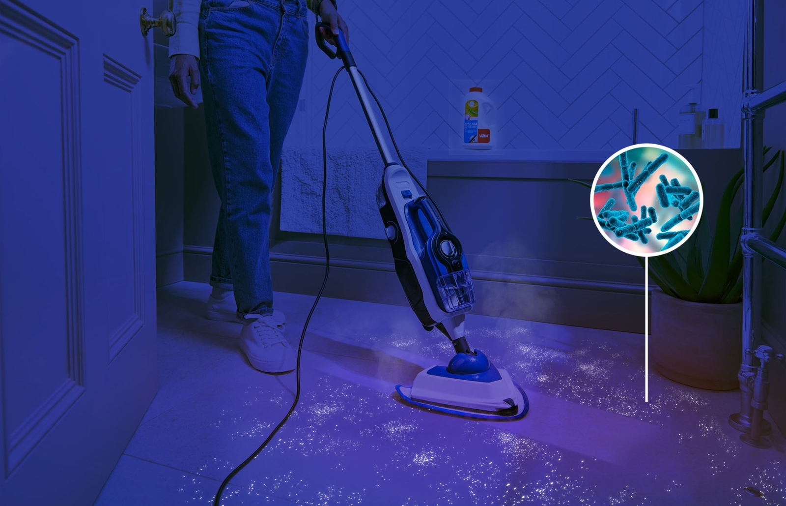 Vax CDST-SFXT Upright Steam Mop Steam Fresh Total Home Steam Cleaner ...