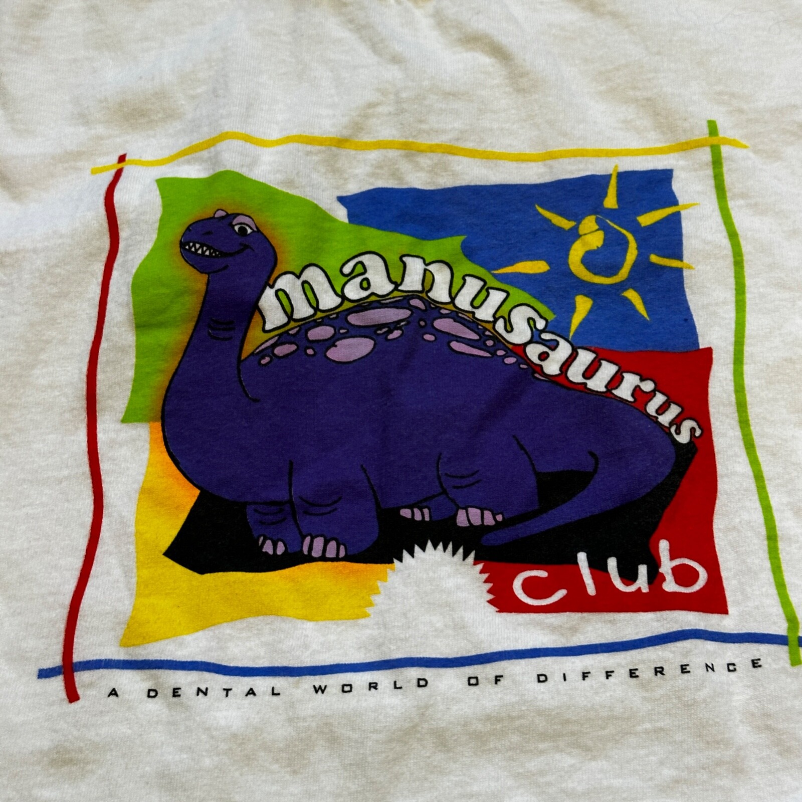 Dinosaur Club Jurassic Park Vintage T Shirt Y2K 90s C… - Gem