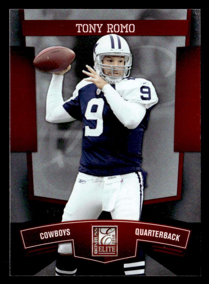 Tony Romo 2010 Donruss Elite Card #28 Dallas Cowboys | eBay