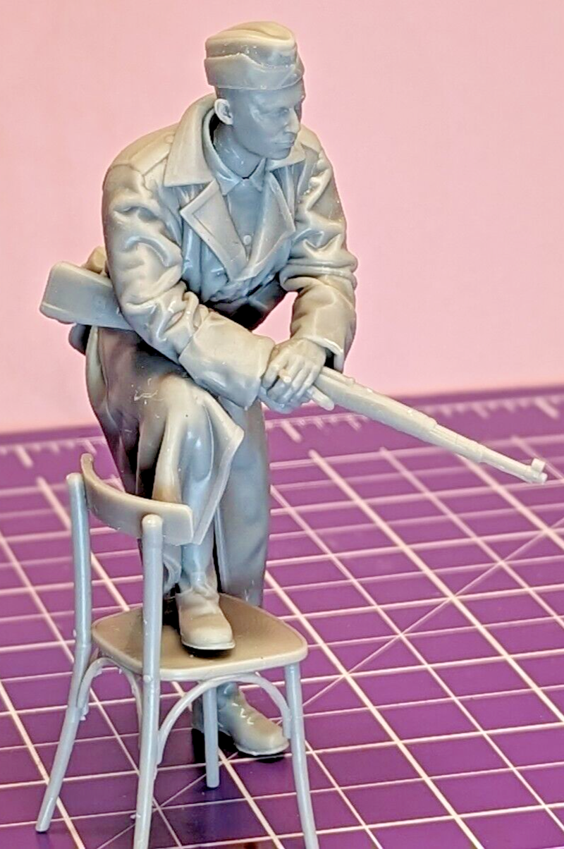 Deutscher Landser / Soldat Zigaretten-Pause 98k WW2 Resin Scale 1:16 ...