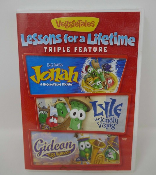 DVD VeggieTales Lessons for Lifetime Triple Feature Jonah Lyle Gideon ...