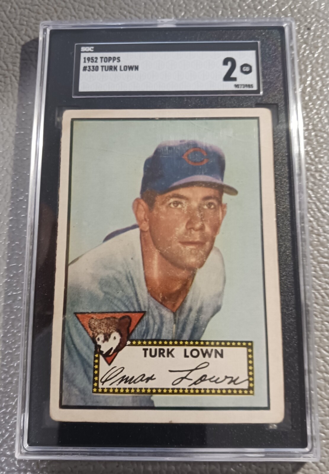1952 Topps Baseball #330 Turk Lown Cubs SGC 2 High Number | eBay