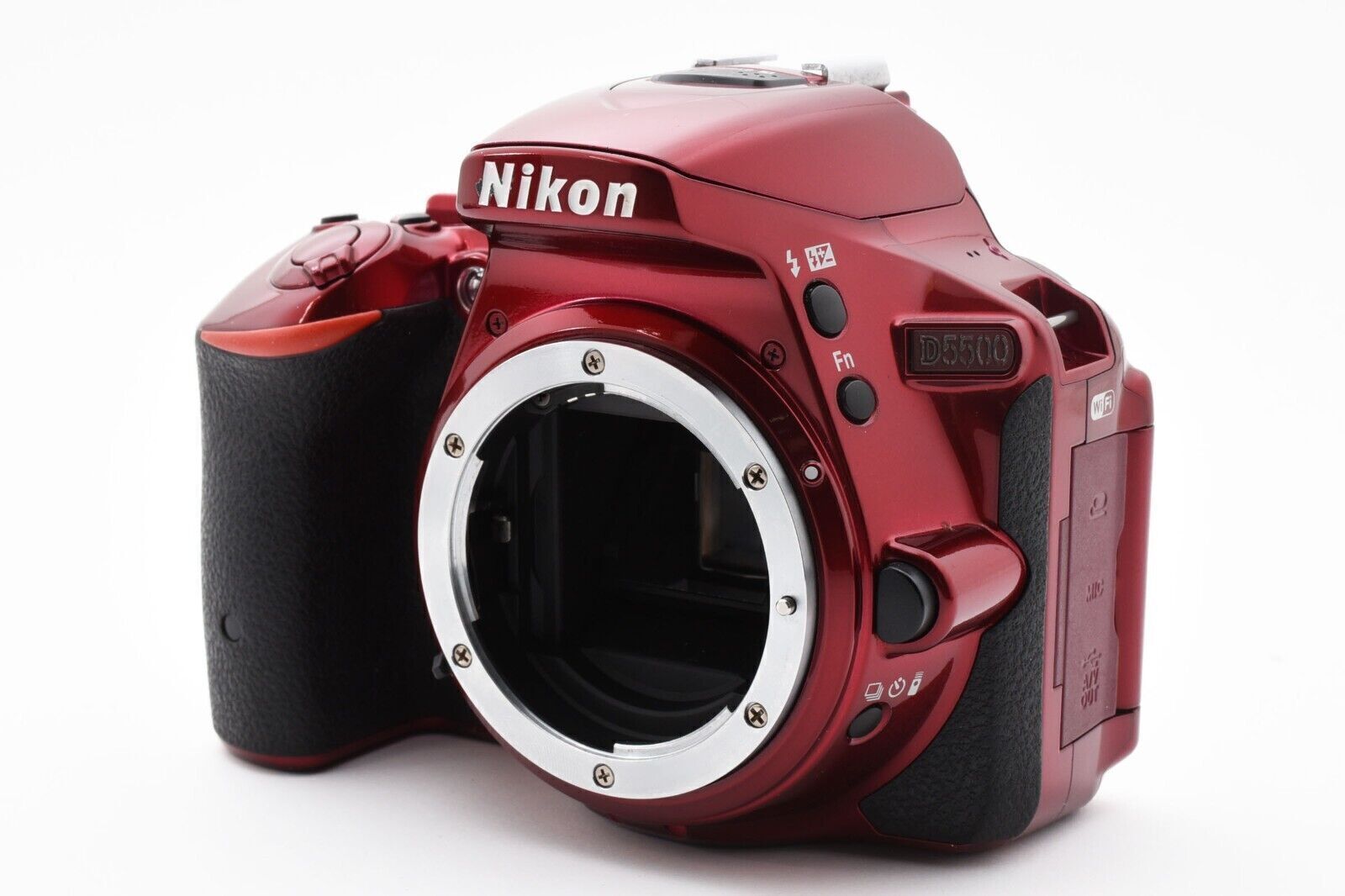 Nikon D D5500 24.2MP Digital SLR Camera - Red (Body Only) for sale ...