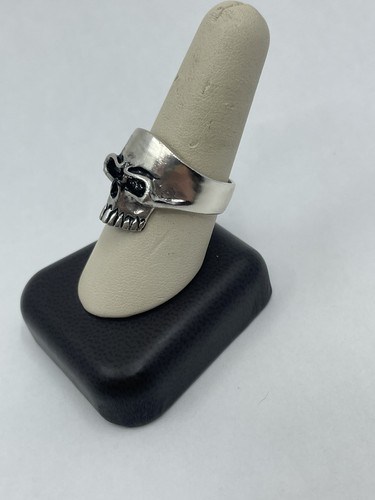 Vintage Gothic Sterling Silver 925 Skull Ring Size 10" - 11.5g | eBay