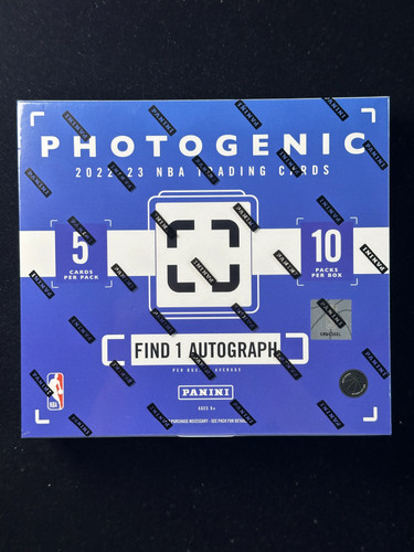 2022 Panini NBA Photogenic Hobby Box Factory Sealed Victor Wembanyama ...