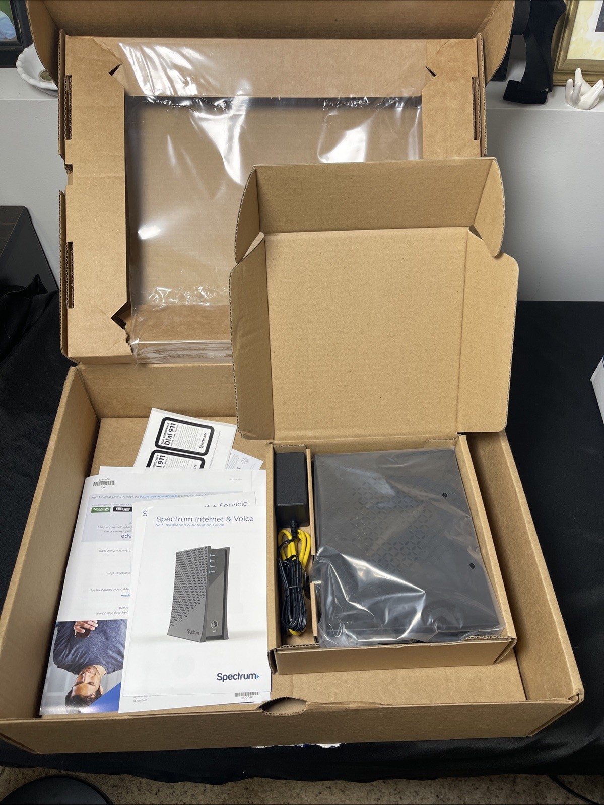 New Spectrum ET2251 D3.1 2.5G eMTA DOCSIS Advanced Voice Modem + All ...