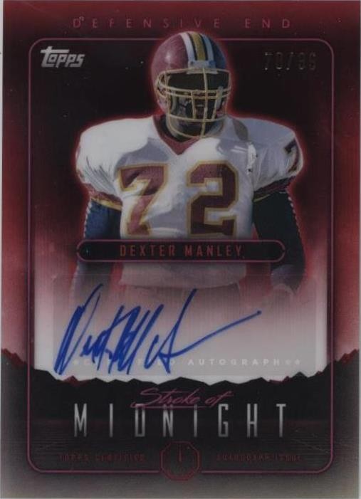 2024 Topps Midnight - Stroke of Midnight Autographs Dexter Manley #SMA ...