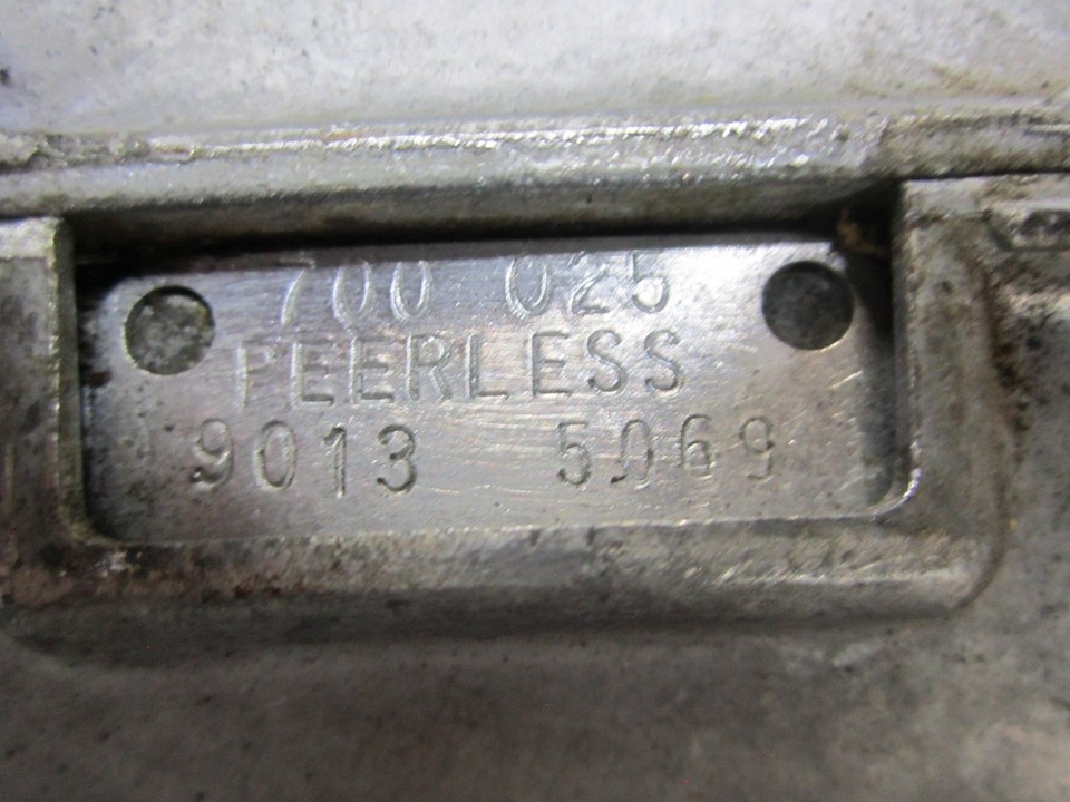 Peerless 700 Series transmission 5 Speed 700 025 Used Toro Rider Racing ...