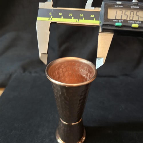 Hand-Hammered Copper Jigger - Double Sided, Cocktail Measuring, Mexico ...