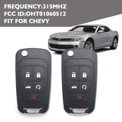 2 For 2010 2011 2012 13-2019 Chevy Equinox Keyless Entry Remote Car ...