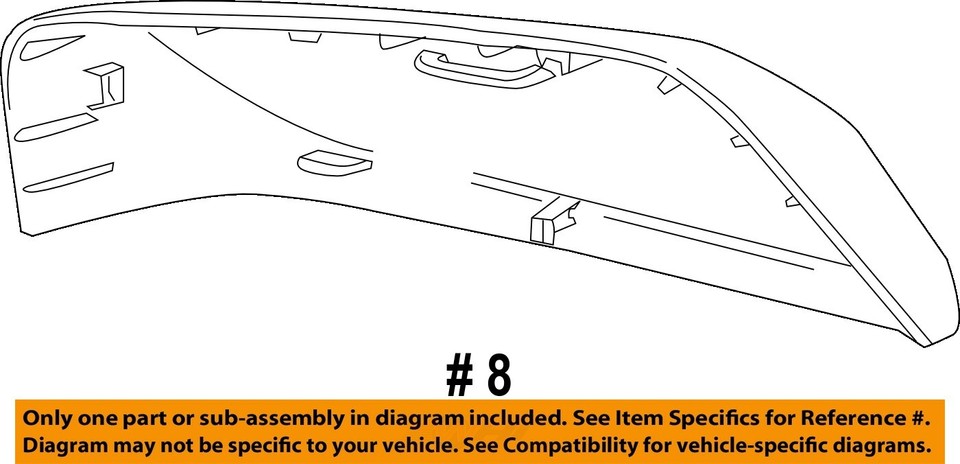 GM OEM 14-20 Impala Front Door Outside Mirrors-Mirror Cover 22997385 | eBay