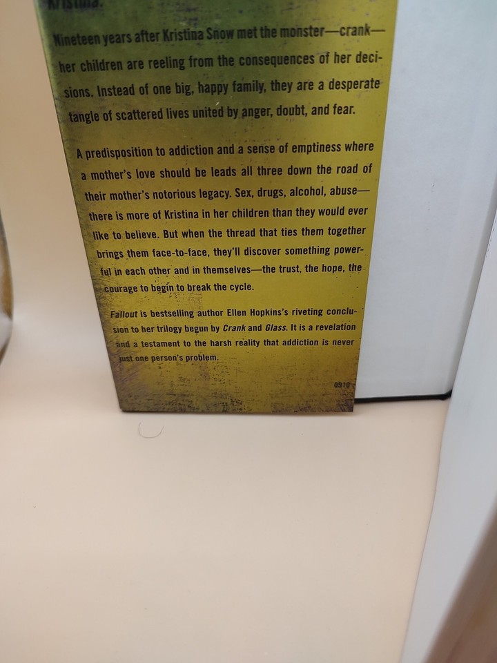 The Crank Trilogy Ser.: Fallout by Ellen Hopkins (2010, Hardcover ...