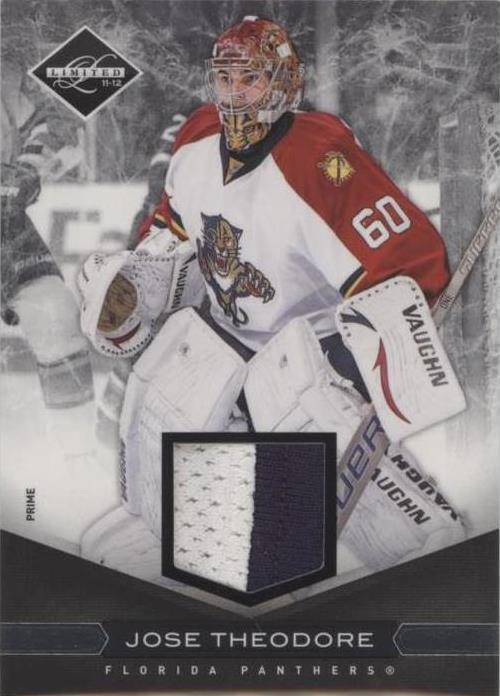 2011-12 Limited - Jose Theodore #200 Materials Prime /25 (MEM) for sale ...