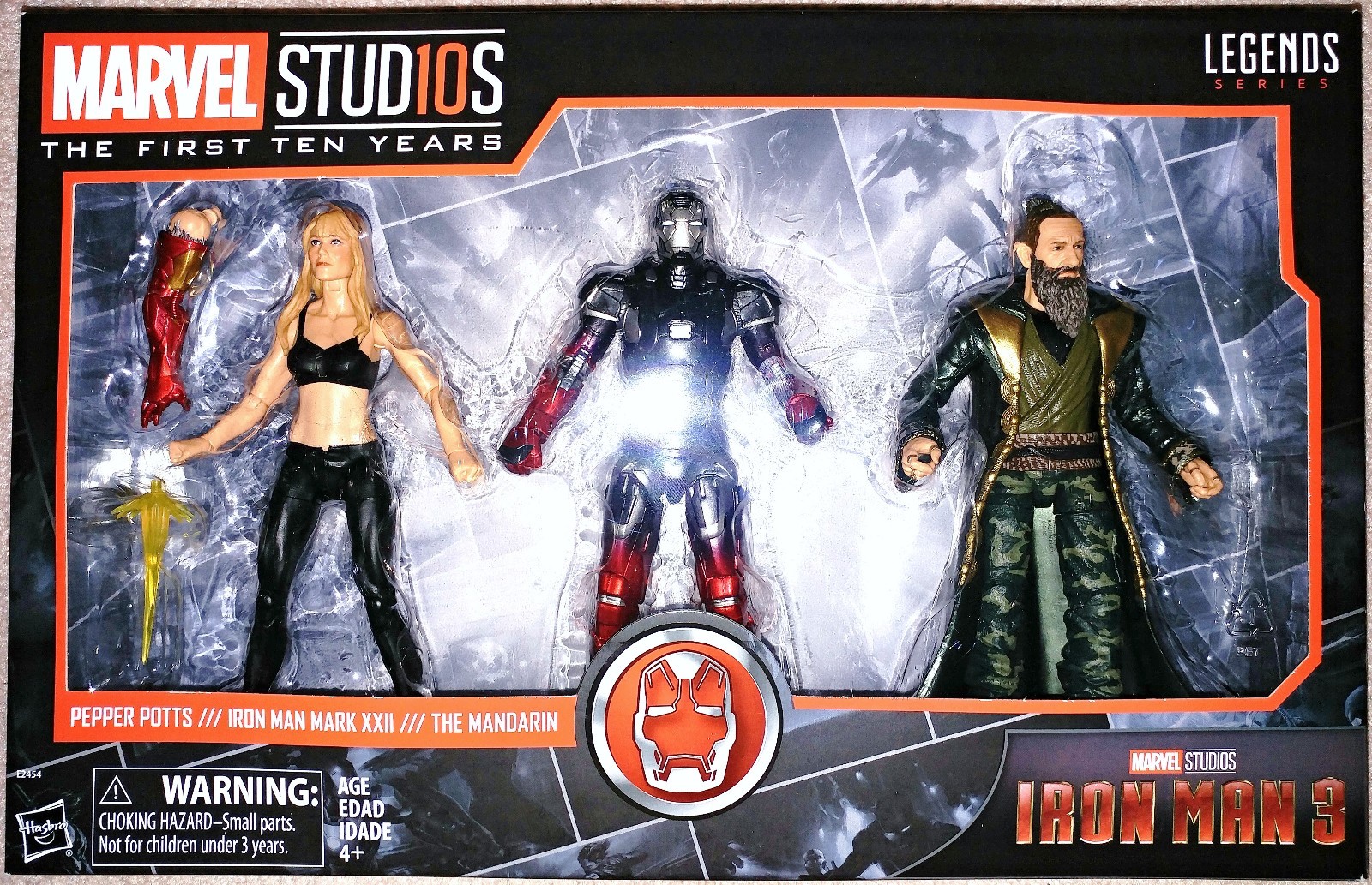 Marvel Legends 3 Pack MCU Marvel Studios The First Ten Years Iron Man 3 ...