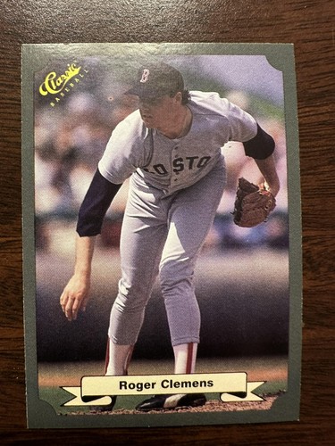 1987 Classic Green #84 Roger Clemens Red Sox card | eBay