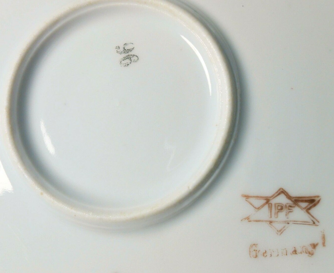 EARLY 20TH C ILMENAU PORCELAIN FACTORY 'IPF GERMANY' VINT DEC CERAMIC ...