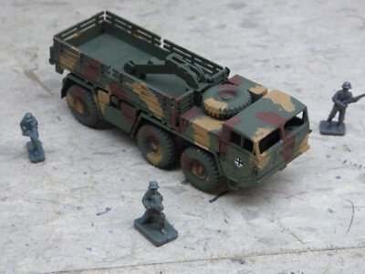 Roco Minitanks German Faun L912 10T Munition Truck & Airfix Soldiers ...