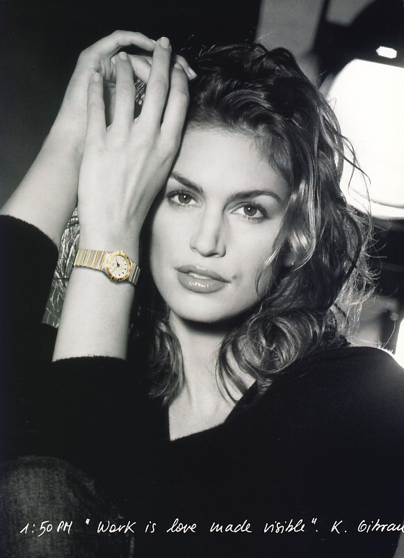 OMEGA WATCH MAGAZINE promo ad #078 ORIGINAL CINDY CRAWFORD 4 PAGES AD ...