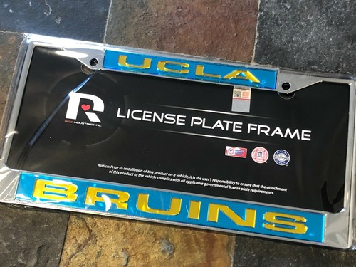 1 UCLA Chrome License Plate Frame w Laser Cut Acrylic Letters | eBay