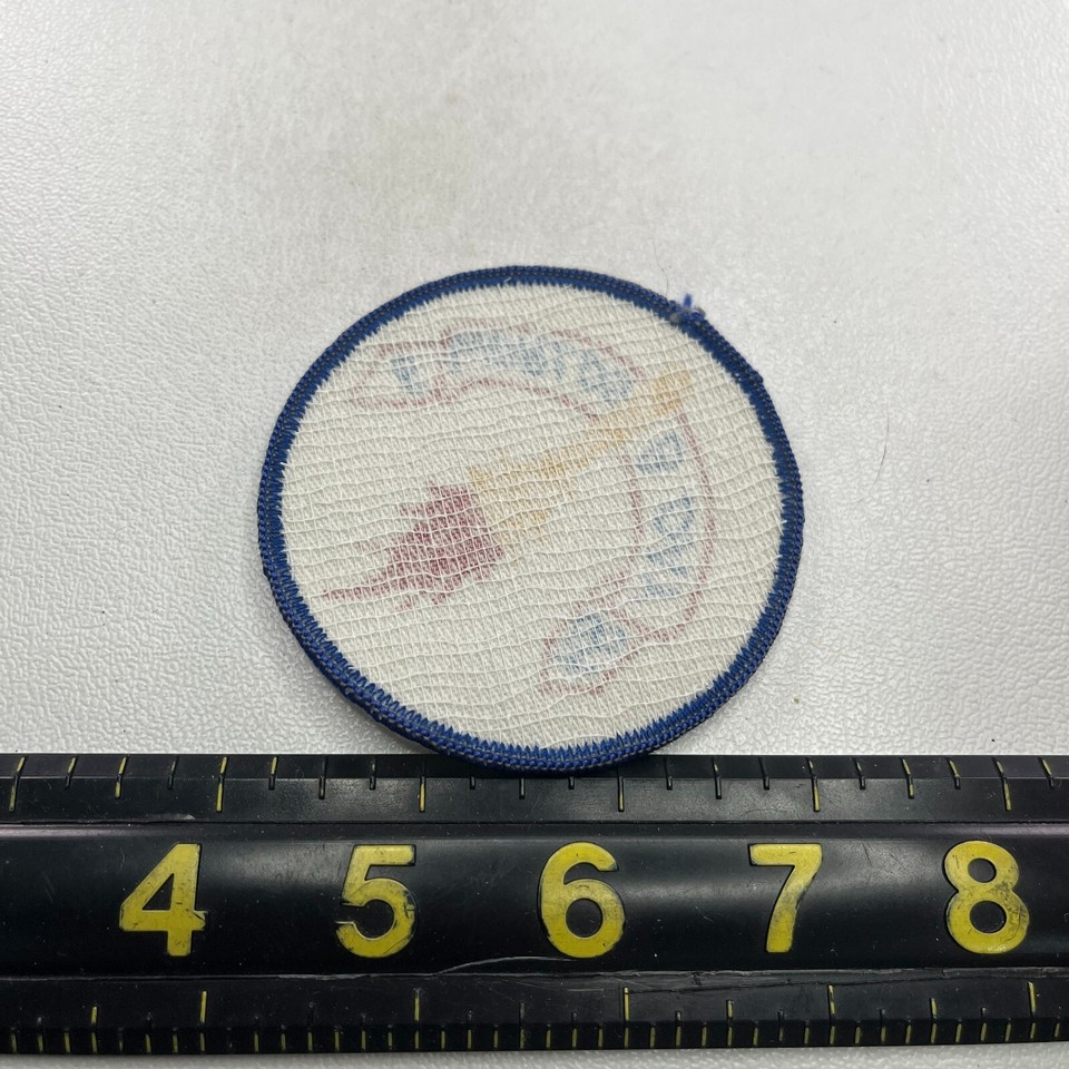VINTAGE 1984 WORLDS B DAY BIRTHDAY Patch (SEEMS HOME-MADE) Torch ...