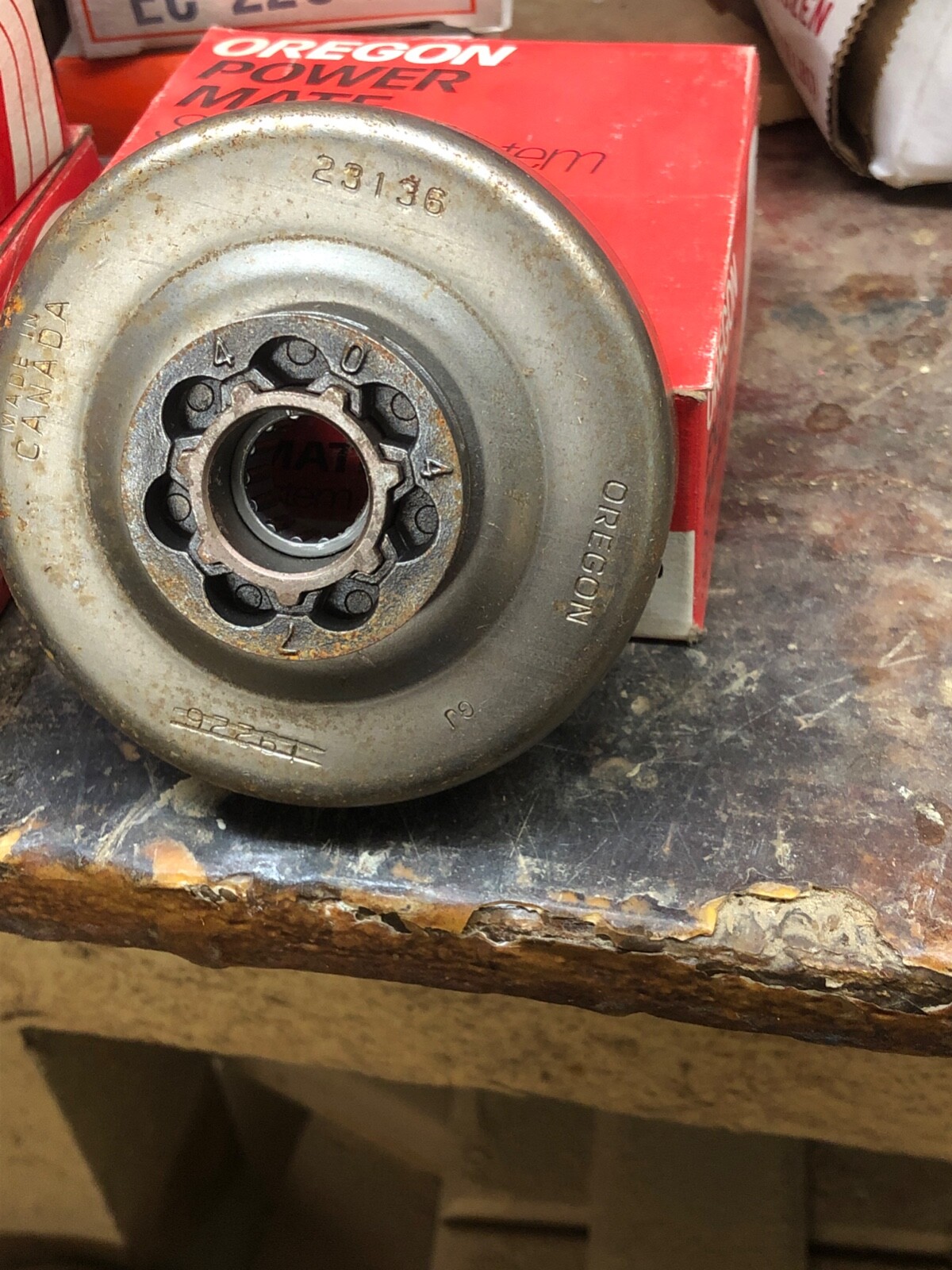 Oregon 23136 Drum .404 x 7T Rim & Bearing Echo CS900VL CS900EVL CS1001 ...