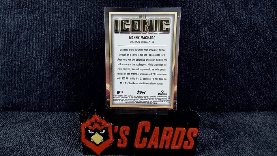 2023 Bowman Chrome | Manny Machado | Orioles | Iconic | BI-16 | eBay