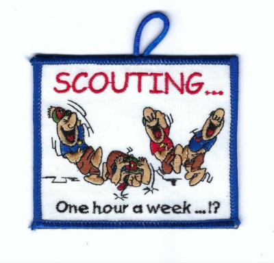Boy Scout Patch Scouting ... One Hour a Week...!? | eBay