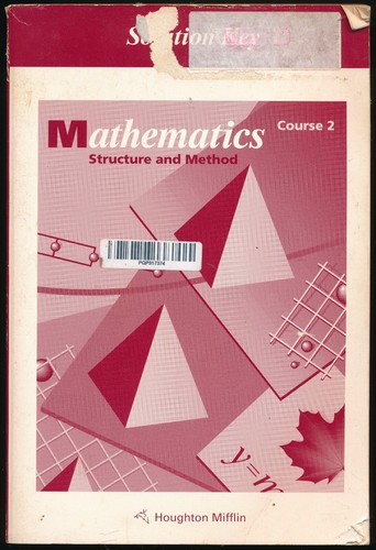 SOLUTION KEY Mathematics Structure & Method Course 2 Dolciani ...