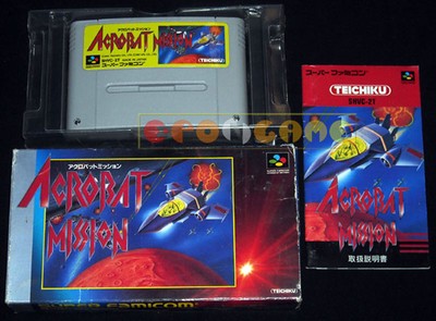 ACROBAT MISSION Super Nintendo Snes Famicom Versione Giapponese NTSC ...