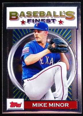 Mike Minor - 2020 Topps Finest Flashbacks #143 - Rangers | eBay