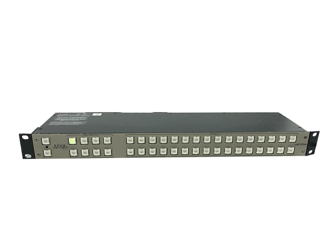Leitch RCP-32X8P 1RU remote 32x8 programmable push button panel | eBay