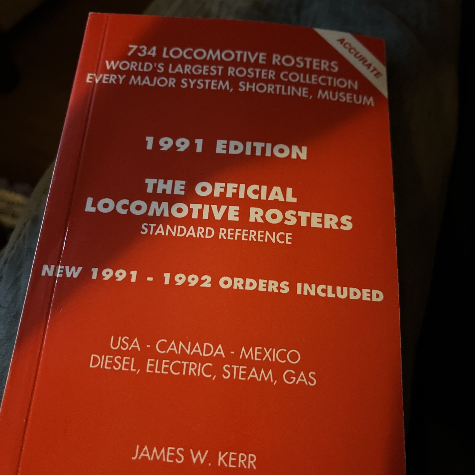 The Official Locomotive Rosters, Standard Reference, 1991 edition ...