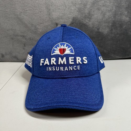 Farmers Insurance Nascar Hat Cap Mens Strap Back Blue Kasey Kahne #5 ...