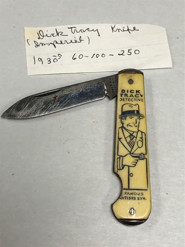 1930s DICK TRACY IMPERIAL POCKET KNIFE EXCELLENT CONDITION RARE | eBay