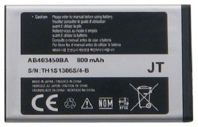 OEM AB403450BA Battery Samsung T401g T459 Gravity T539 Beat R200 R410 ...