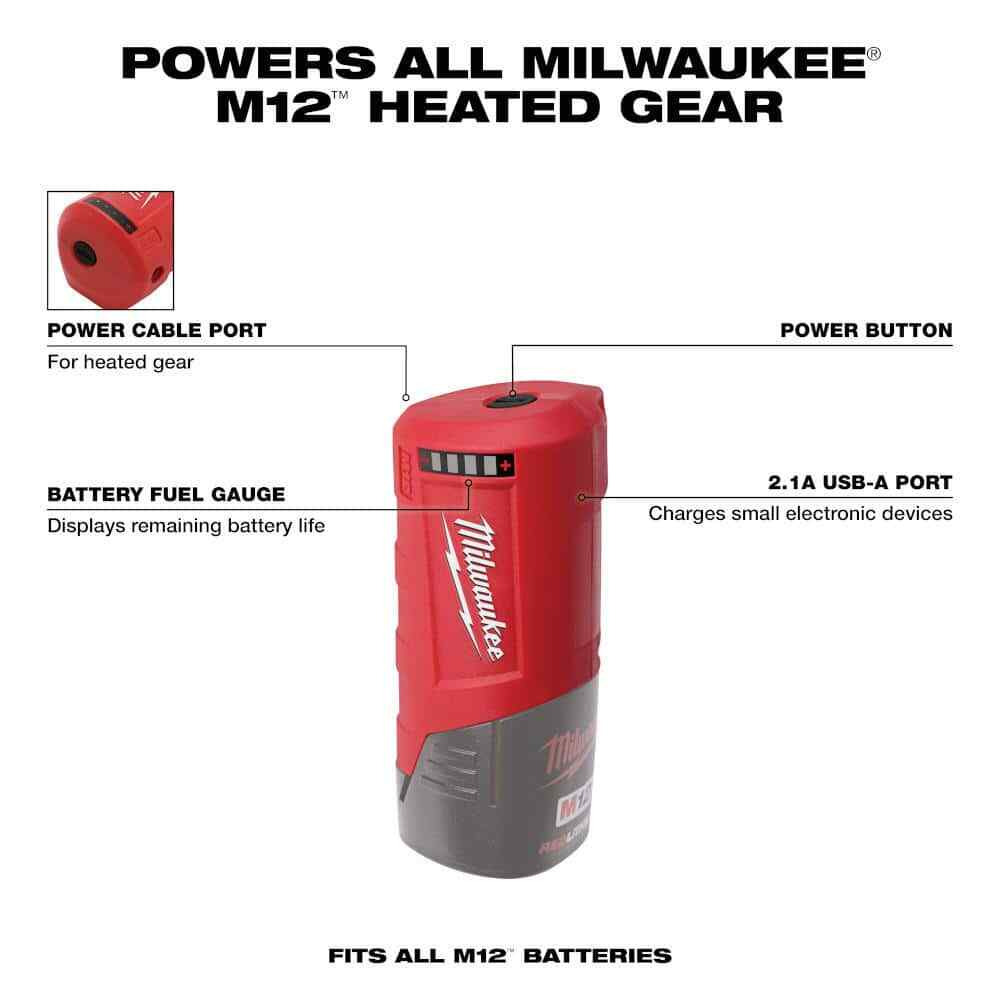 Milwaukee 49-24-2310 M12 Power Source Port - Red for sale online | eBay