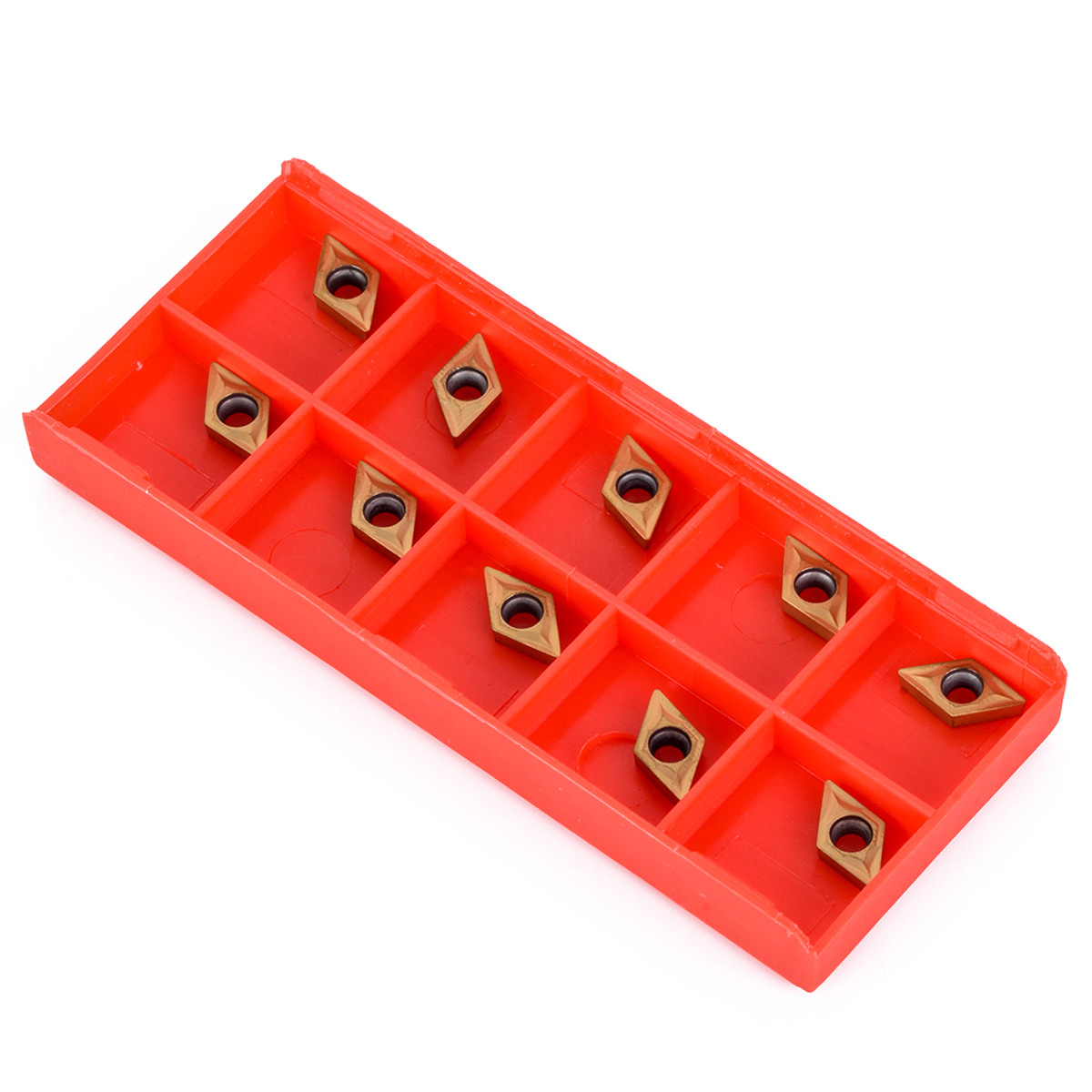 10X DCMT070204 US735 DCMT21.51 Carbide Blades Inserts for Lathe Turning ...