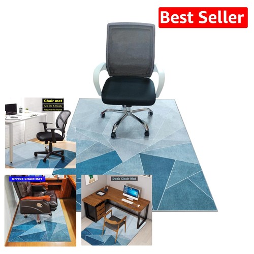 2024 Stylish Geometric Office Chair Mat 48"x60" for Hardwood Floor ...