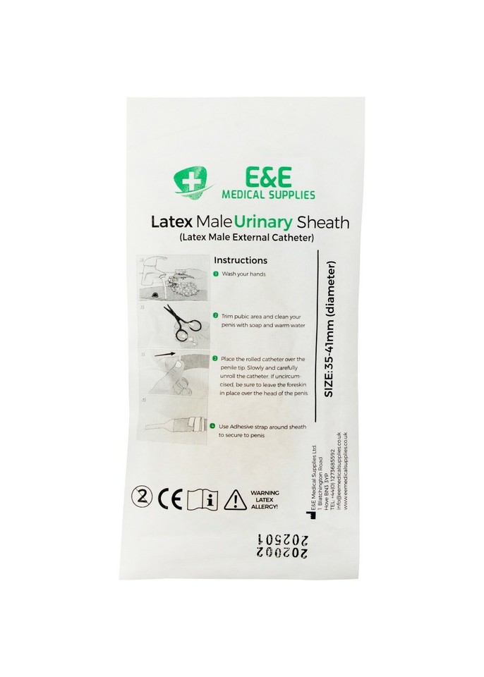 40mm Male Latex External Catheter, Condom Catheter,Texas Catheter ...