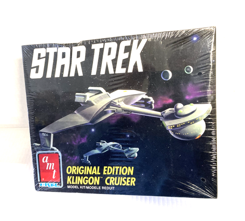 Star Trek Original Edition KLINGON CRUISER AMT/ERTL Model Kit No 6743 ...