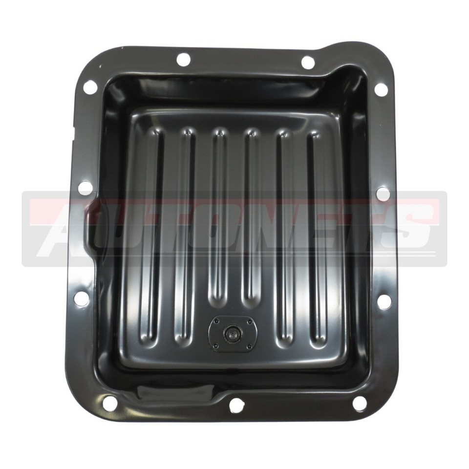 Ford C-4 C4 Black Steel 2" Automatic Transmission Oil Pan Stock Hot ...