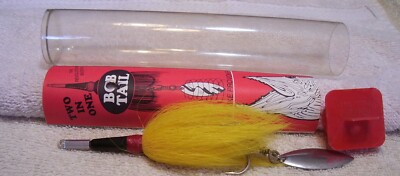 012024 RARE BOBBIE BAIT BOB TAIL MUSKY SPINNER LURE 6" BRY13 | eBay