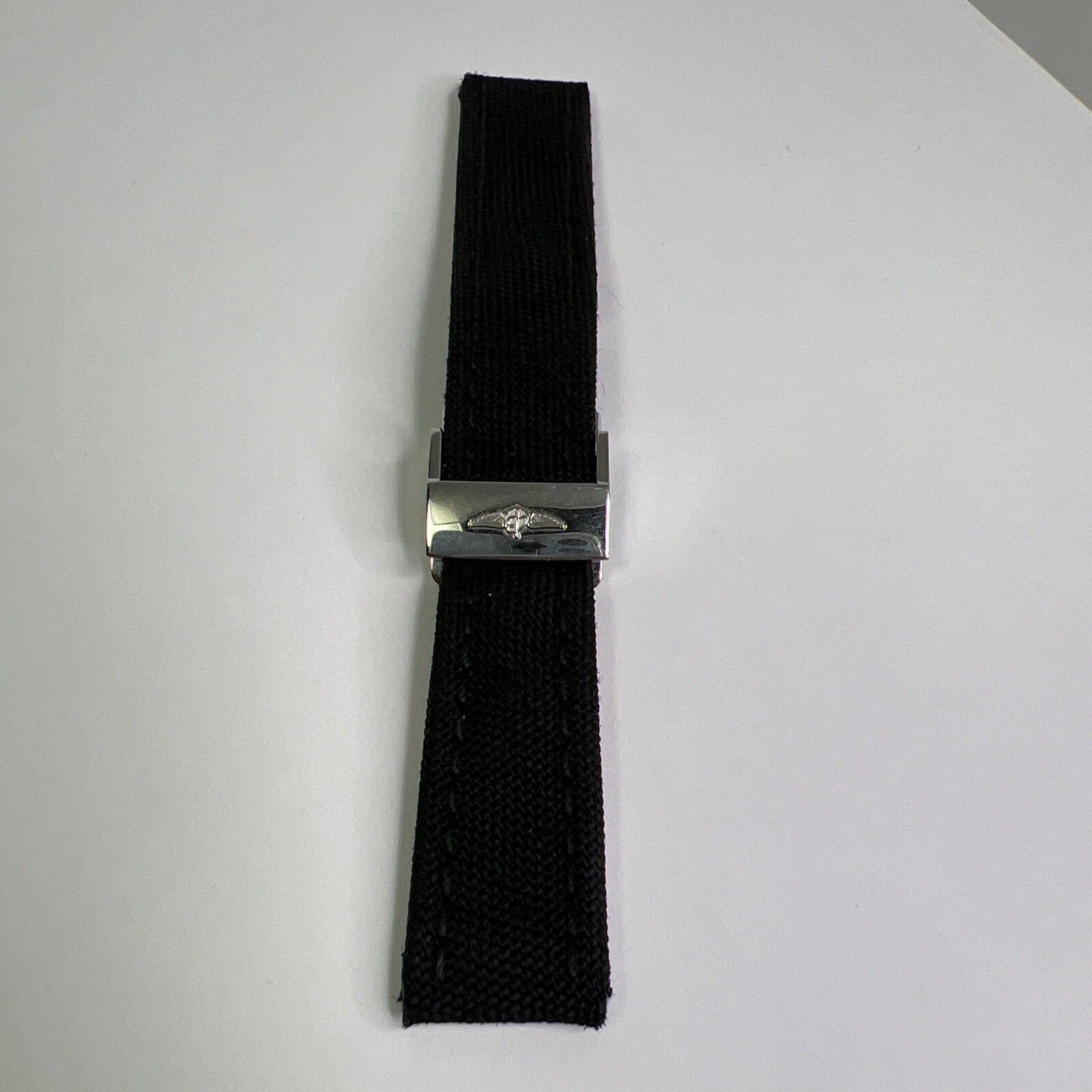 Authentic Breitling 22mm x 20mm Black Fabric 101W Strap & A20D.1 ...
