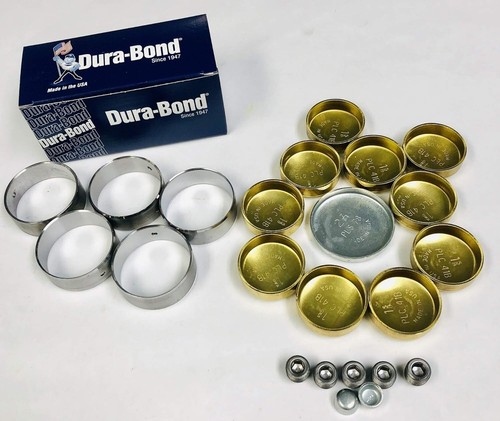 Cam Bearings & Brass Freeze Plug Set for 1970-80 Small Block Chevy 400 ...